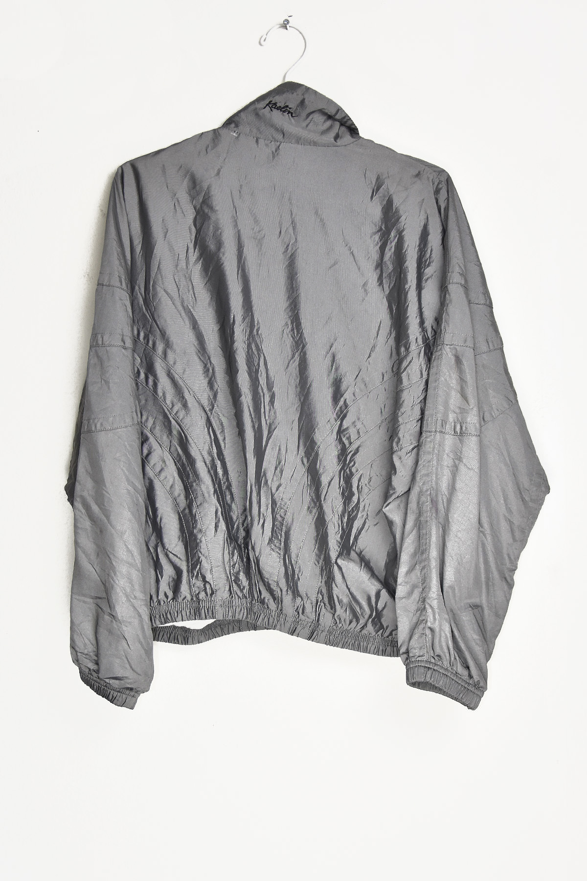 Retro gray summer jacket - OlaVintage